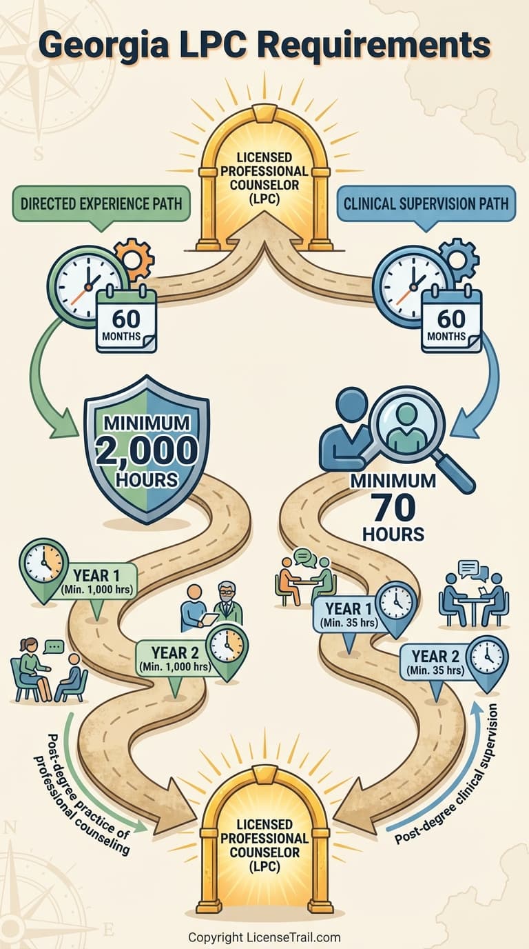 Georgia LPC Requirements (2026) | Hours, Exams & Timeline