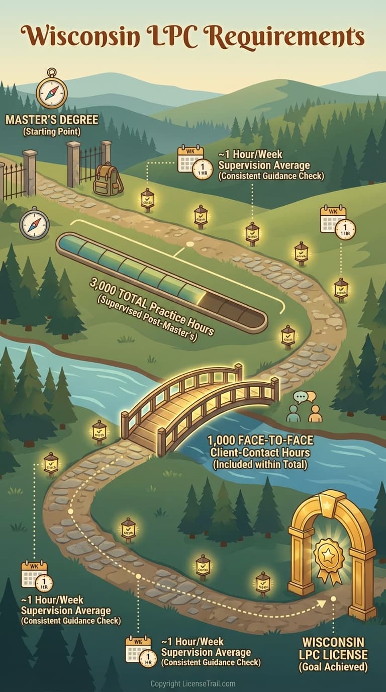Wisconsin LPC Requirements (2026) | Hours, Exams & Timeline